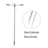 Model Railway Train Lamp Post White 1/100 Scale 11cm 4.33inch 3V 2Pack ...
