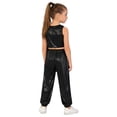Haitryli Kids Shiny Jazz Disco Outfits Hip Hop Dance Shorts Sets Cheer ...
