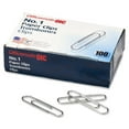 Officemate No. 1 Smooth Paper Clips, 100 Clips, Silver (99911 ...