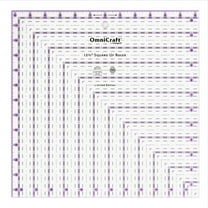 Dritz Omnigrid Acrylic Quilting Ruler Value Pack, 4 Count for Cutting ...