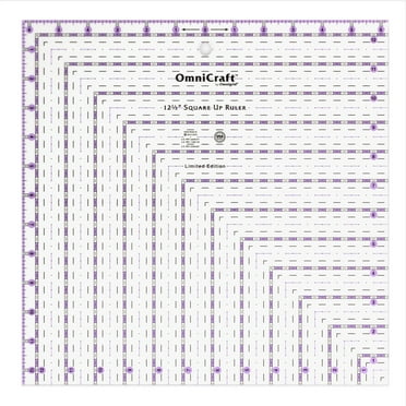 Omnigrid 12-1/2" Square Ruler Value Pack, Clear Quilting and Sewing ...