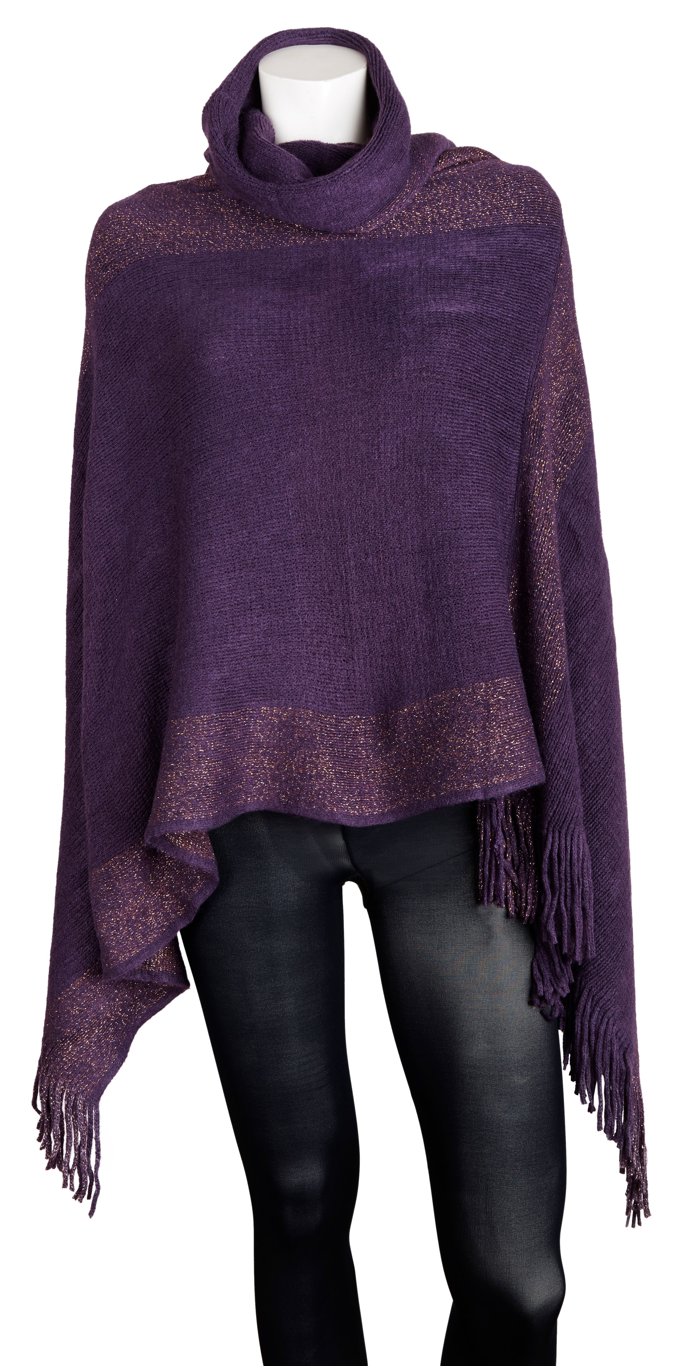 Sportoli Women's Thick Warm Knitted Winter Shawl Cape Poncho Wrap with ... Sportoli Women's Thick Warm Knitted Winter Shawl Cape Poncho Wrap with ...