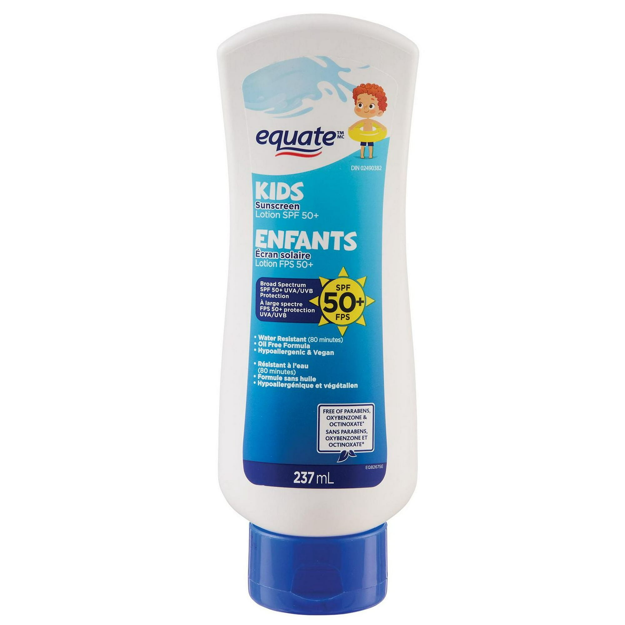 Click here for Equate Kids Spf 50+ Sunscreen Lotion 237ml prices