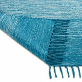 Chesapeake Cotton Ombre Teal Area Rug (5'x7') - Walmart.com