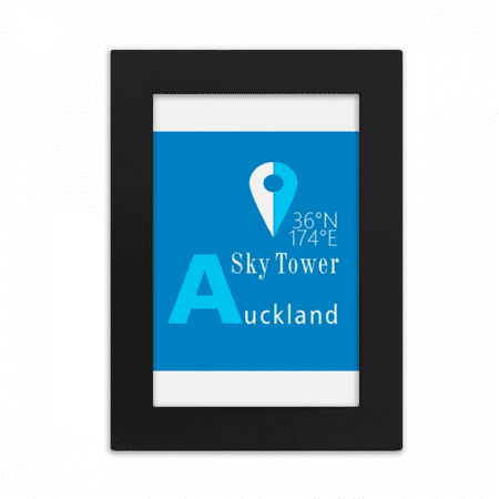 Auckland Geography Coordinates Travel Desktop Photo Frame Picture ...
