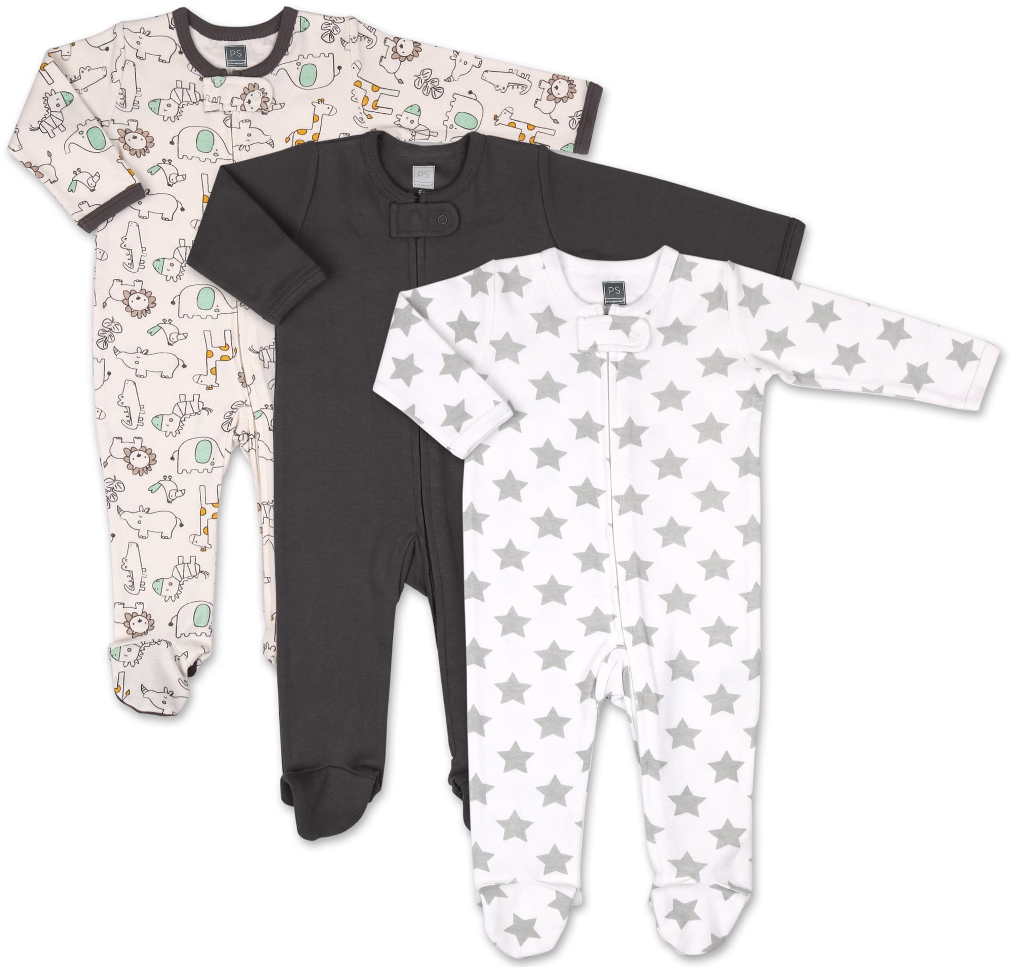 The Peanutshell Baby Sleep N Play Footed Pajamas for Boys or Girls ...