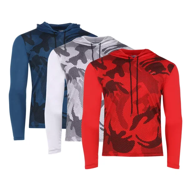 Paquete De 3 Playeras Deportivas Manga Larga De Licra Hombre | Walmart ...