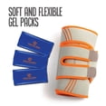 Knee Reusable Gel Ice Compression Wrap, Cold and Hot Adjustable, Post ...