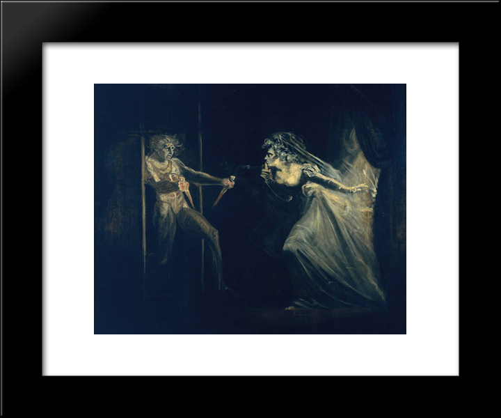 Lady Macbeth Seizing the Daggers 20x24 Framed Art Print by Henry Fuseli ...