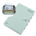12V Light Grey Adjustable Power Supply Box 18 Channel Wall Mounted ...