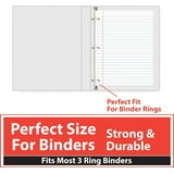 E-CLIPS USA 10.5” x 8” Filler Paper 200-Sheet Wide Ruled Notebook Paper, 3-Pack - Walmart.com