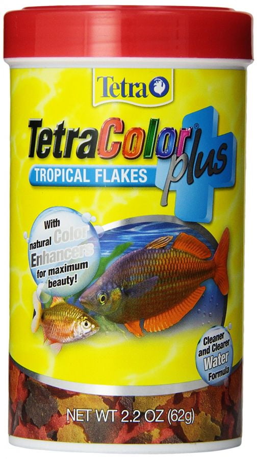 Buy Tetra TetraColor Plus Tropical Fish Food Flakes, 2.2 oz Online in ...