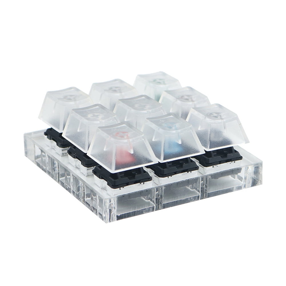 Acrylic 9-Key Switch Tester Mechanical Keyboard Sampler Keycap Switch ...