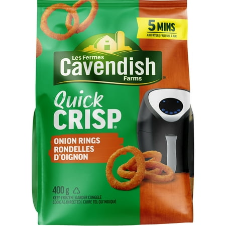 Cavendish Farms Quick Crisp Onion Rings, 400 g - Walmart.ca