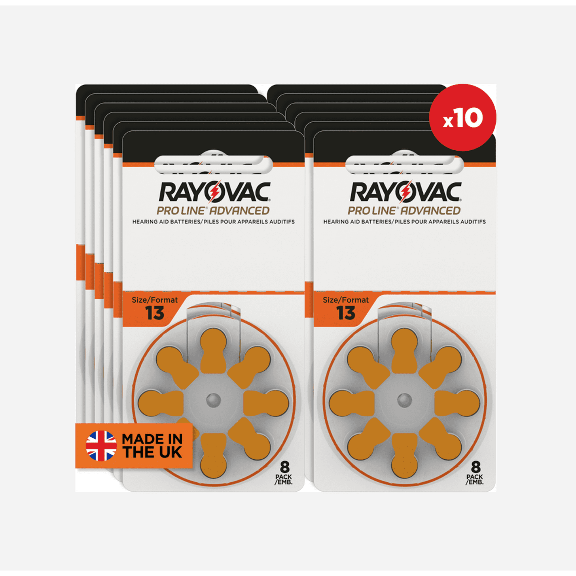 Click here for Rayovac Proline Size 13 Hearing Aid Batteries (80... prices