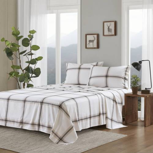 Click here for Unbranded 3 Pcs Twin Sheet Set Tan Plaid prices