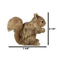 Ebros Standing Chipmunk Squirrel Resin Statue 6.25" Tall Faux Driftwood ...