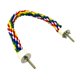 Comfy Parrot Toys Colorful Bird Rope Perches Cage Accessories Cotton ...