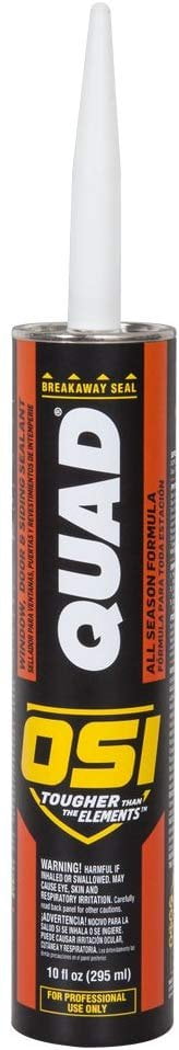 OSI QUAD Advanced Formula Window, Door and Siding Sealant, 10 Ounce ...