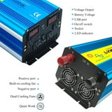 LVYUAN 2500 Watts Pure Sine Wave Power Inverter DC 12V to AC 110V 120V Car RV Converter With USB ...