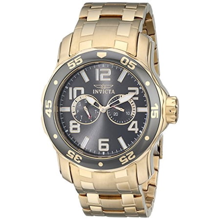 Invicta Mens 17499 Pro Diver Analog Display Japanese Quartz Gold Watch ...
