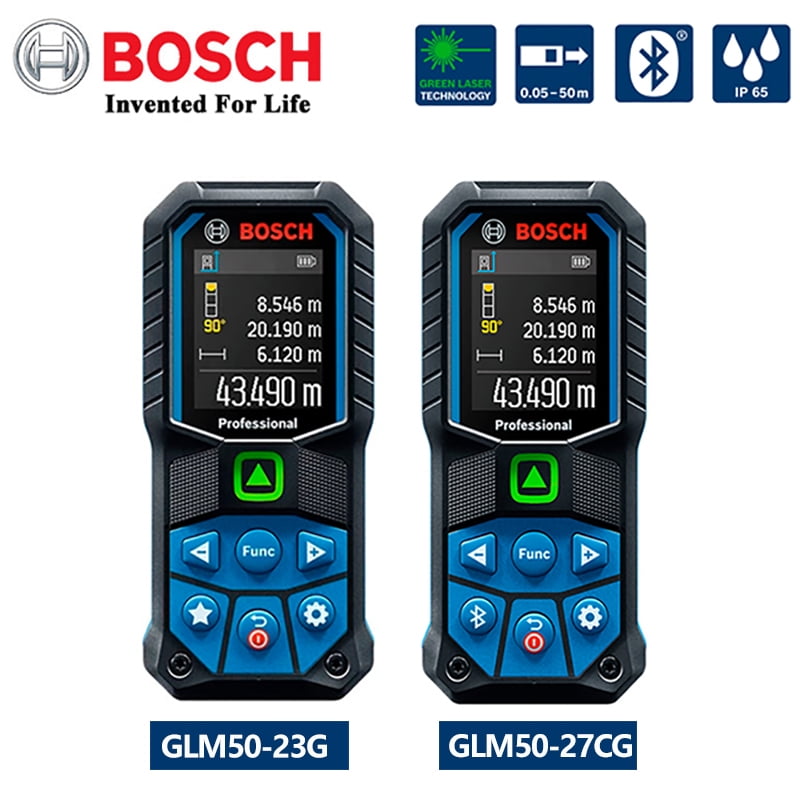 Bosch Laser Rangefinder 50M Green Line Electronic Laser Measuring Tape ...