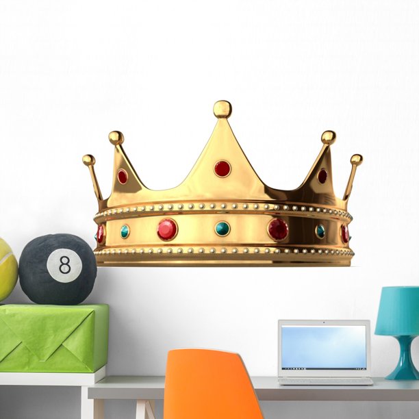 King's Crown Wall Mural Decal Sticker, Wallmonkeys Peel & Stick Vinyl ...