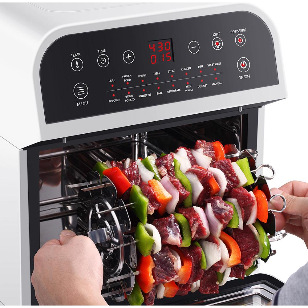 12 7 Quart Air Fryer Oven Deluxe White Walmart