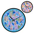 BZSMCE Silent Voice Activated LED Night Light Wall Clock 12 Inch With ...