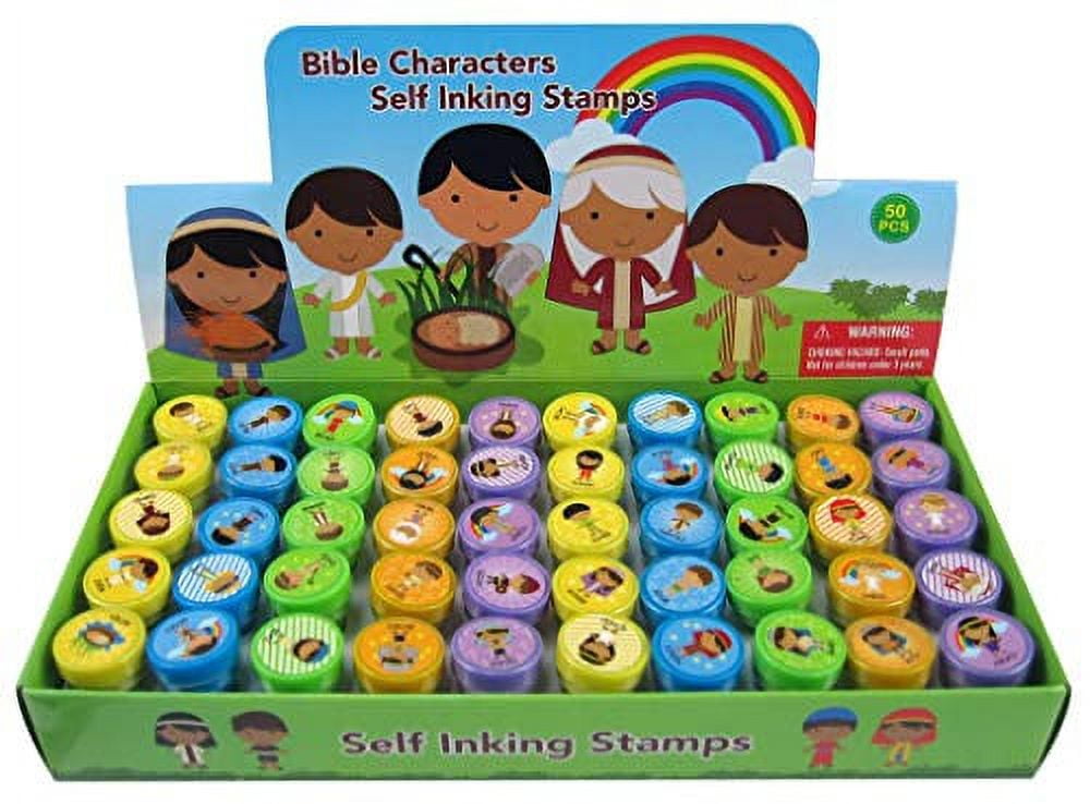 Vacation Bible School Prizes Tiny Mills 50-Pack Religious Stampers ...