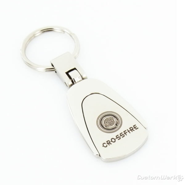 Chrysler Crossfire Tear Drop Keychain (Chrome) - Walmart.com