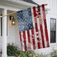 American Flag Patchwork Garden Flag, Rustic Patriotic USA Flag, Country ...