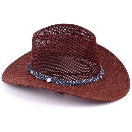 Mesh Cowboy Hat Cowboy Hats Beach Hats Outdoor Cowboy Hat Western ...