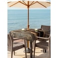 Brown Elk Square Outdoor Tablecloth with Umbrella Hole Farmhouse ...
