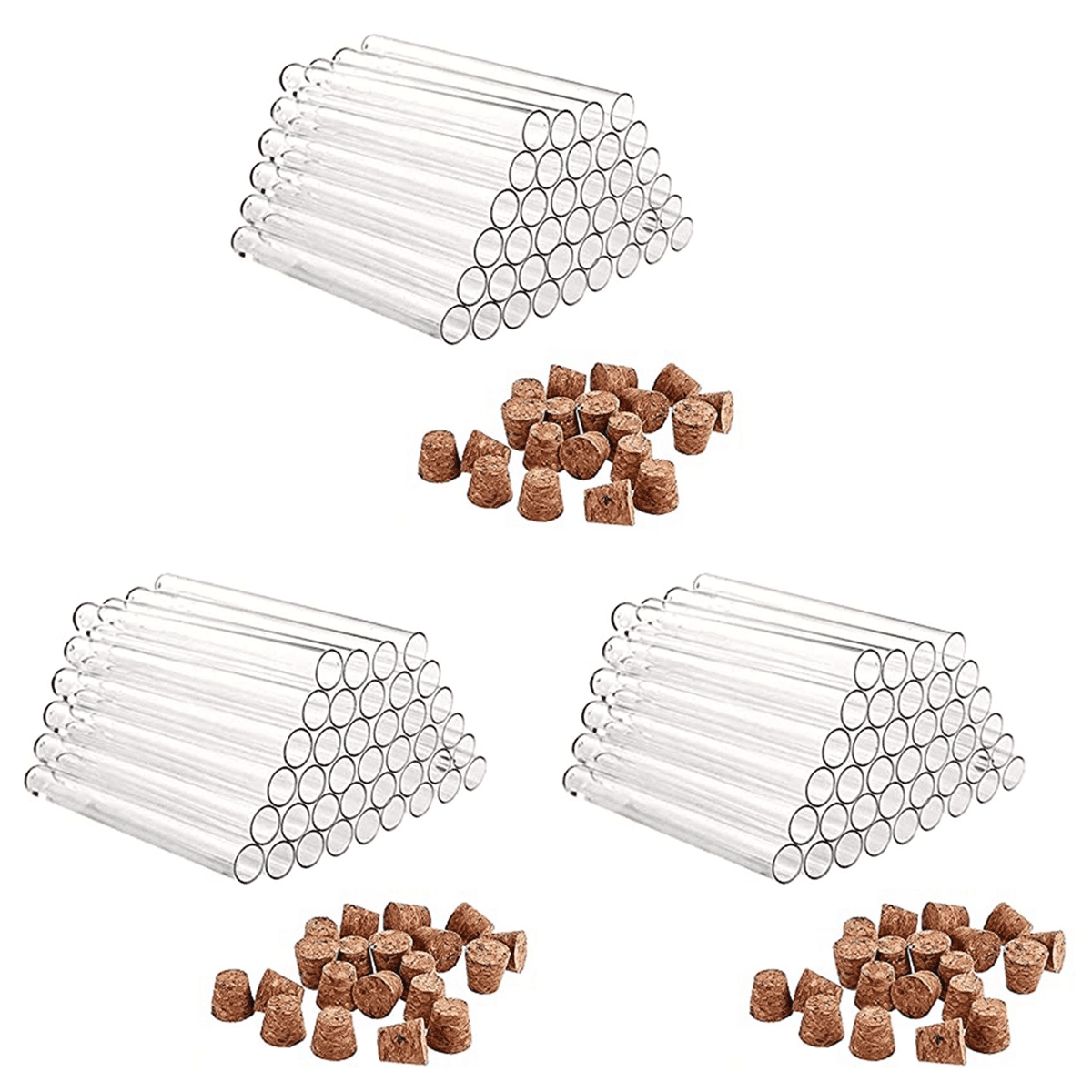 Click here for Unbranded Pack Of 120 Plastic Test Tubes With Cork... prices