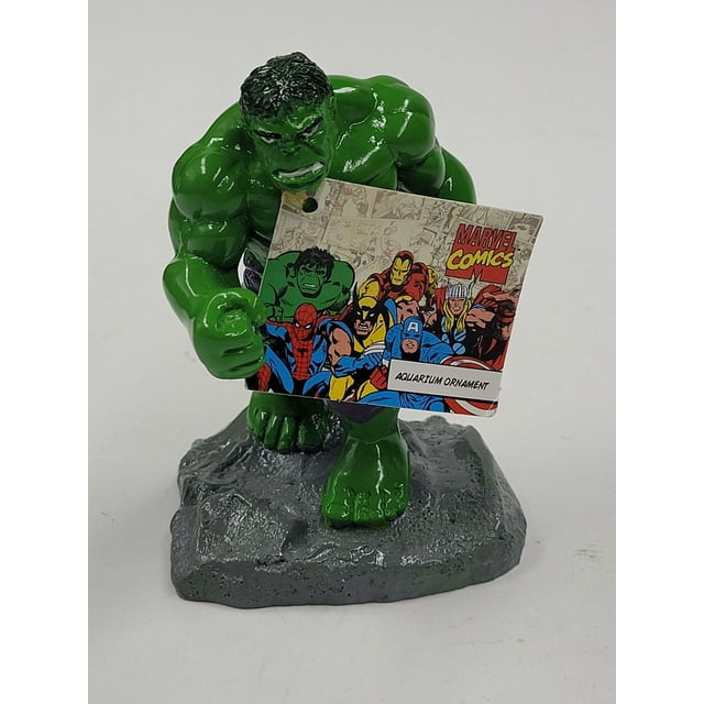 Topfin Marvel Comics Incredible Hulk Plastic Aquarium & Fish Tank ...