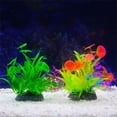 Simulation Artificial Water Plant with Base Life Like Fishtanks PVC ...