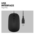 Perixx Perimice-201 Wired USB Type C Optical Mouse, 3 Button, 800 DPI ...