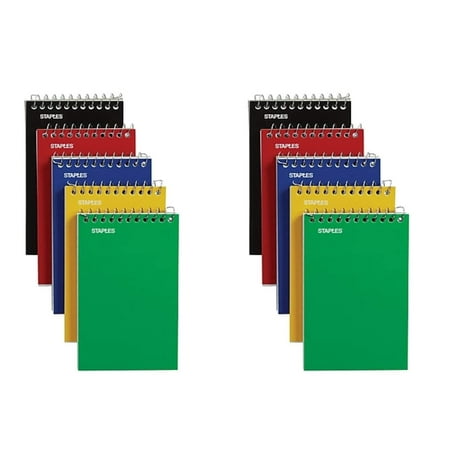 Staples Top Bound Memo Books, 3" x 5", 10/Pack (10 Pack) | Walmart Canada