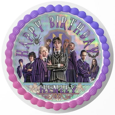 7.5 Inch Chuck E. Cheese Cake Topper - Round Edible Birthday Cake ...