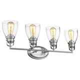 CHLOE Lighting LILY Contemporary 4 Light Brushed Nickel Bath Vanity ...