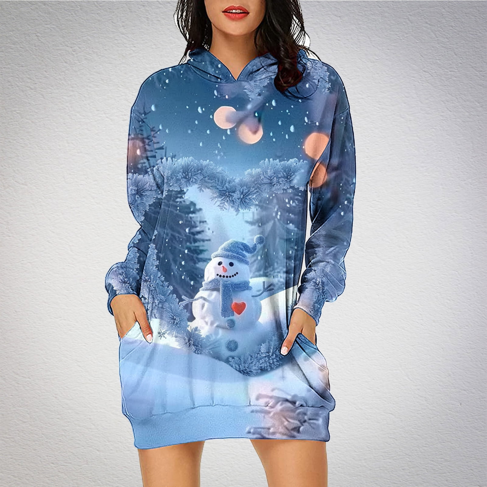 Click here for Rkstn Dresses For Women Christmas Printed Loose Al... prices