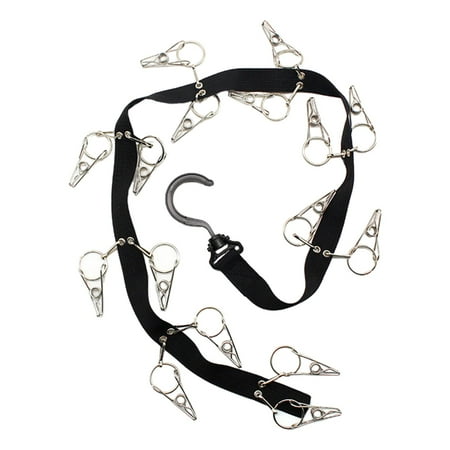 Clothes Drying Hanger with Clips, Wardrobe Closet Organizer, Bras Towel ...