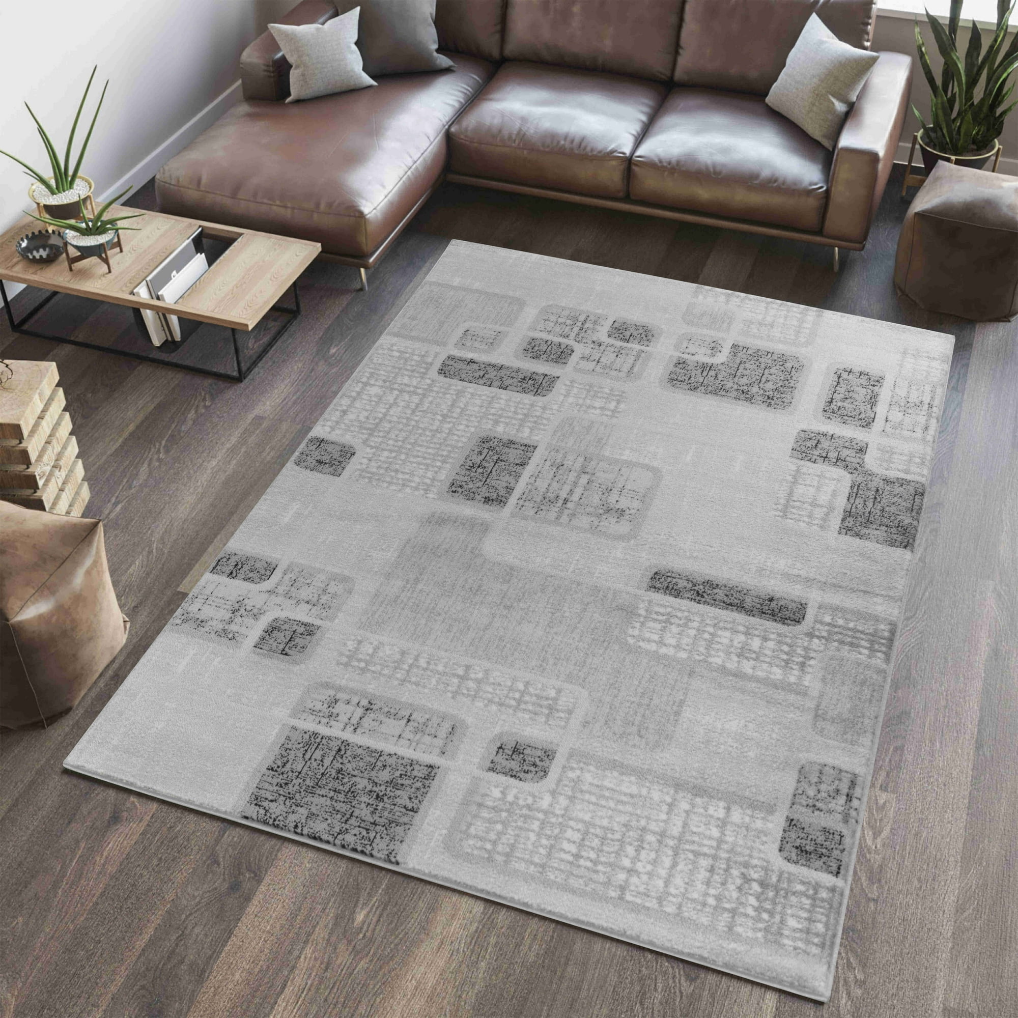 Rug Branch Sakarya Collection Geometric Modern Abstract Indoor Area Rug 53 X 77