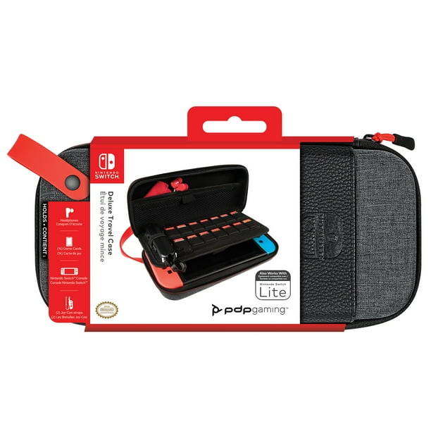PDP Gaming Deluxe Travel Case: Elite Edition For Nintendo Switch, Nintendo Switch Lite, Nintendo ...