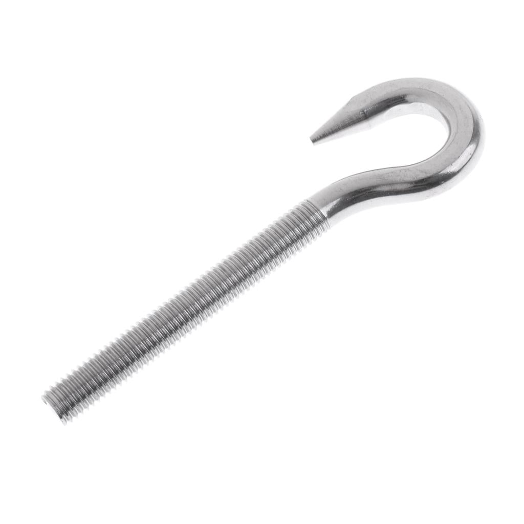 Marine 304 Stainless Steel Metric Thread Hook Threaded Eye - Walmart.com