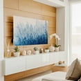 Blue Botanical TV Dust Cover,Stretchable TV Screen Desktop Computer ...