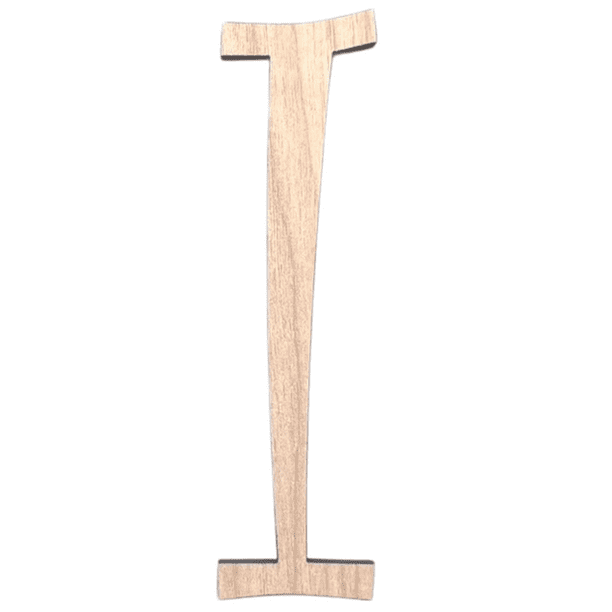 Krafty Supply - 22" Tall Birch Letter I| 1/4" Birch Plywood |Curlz ...