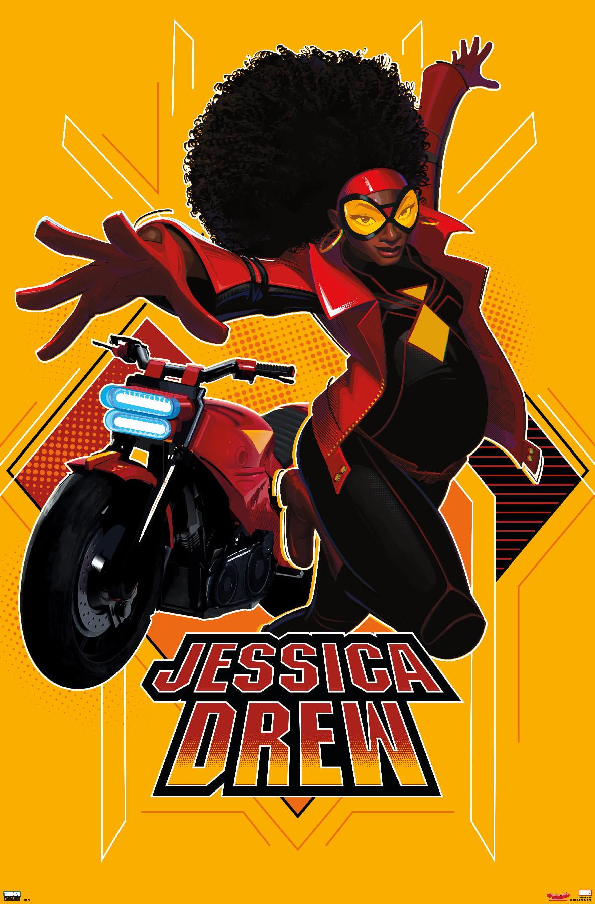 Marvel Spider-Man: Across the Spider-Verse - Jessica Drew Wall Poster ...
