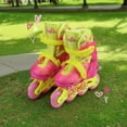Barbie Unisex Adjustable Roller Skates, Pink, 13.50 in - Walmart.com